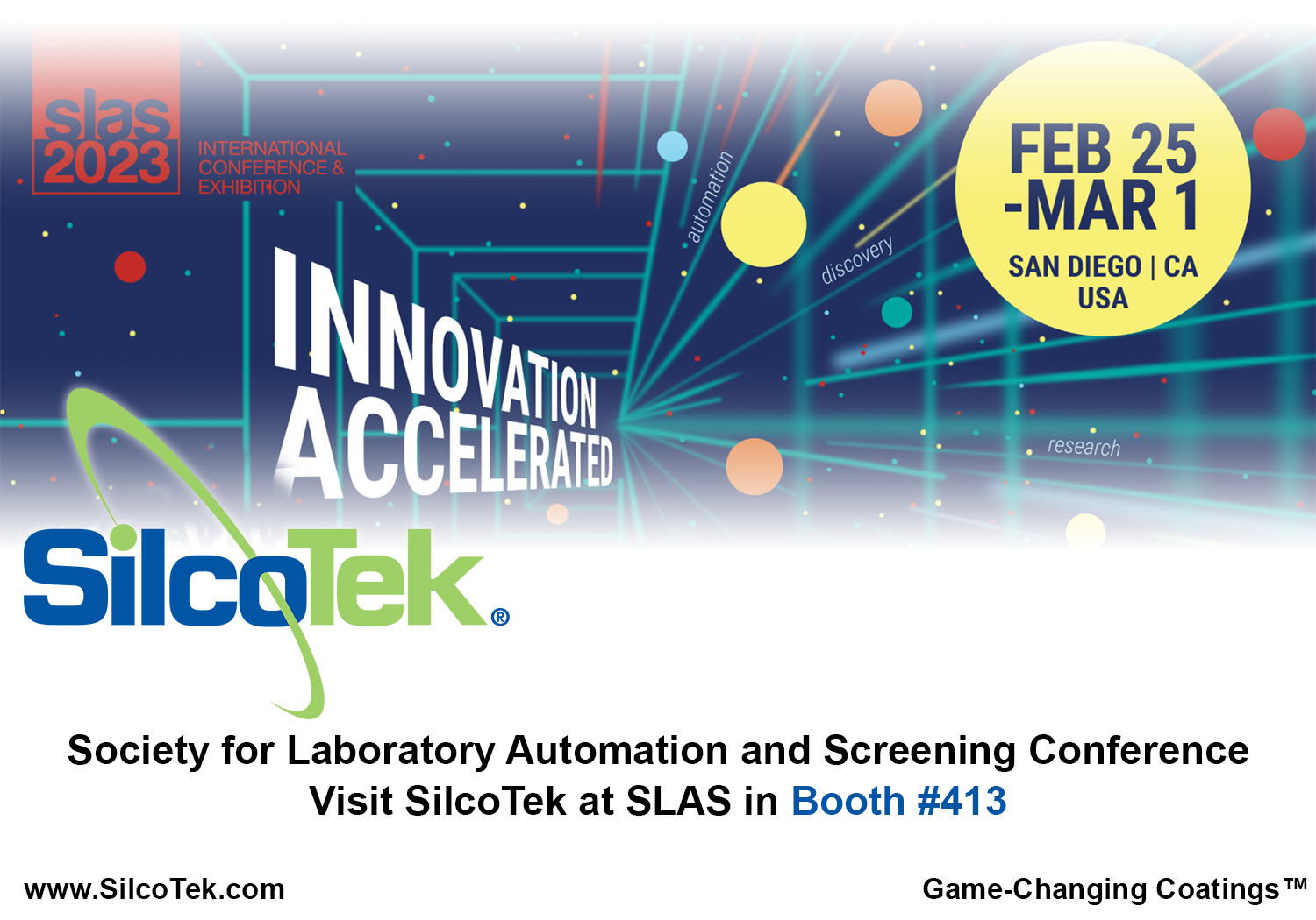 SilcoTek CVD Coating Properties Will be Showcased at SLAS Exhibition