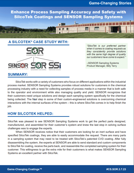 SilcoNert Inert Coating
