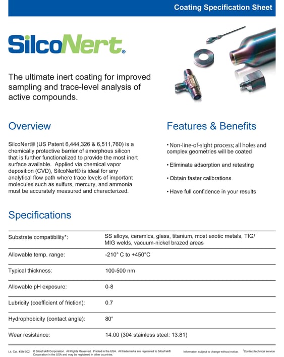 Coating Specifications