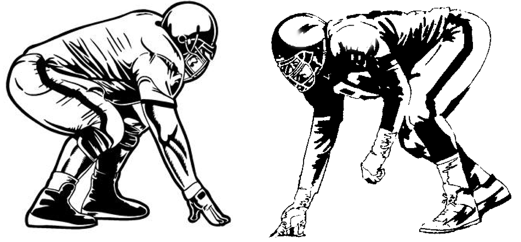 Offensive Line Clipart