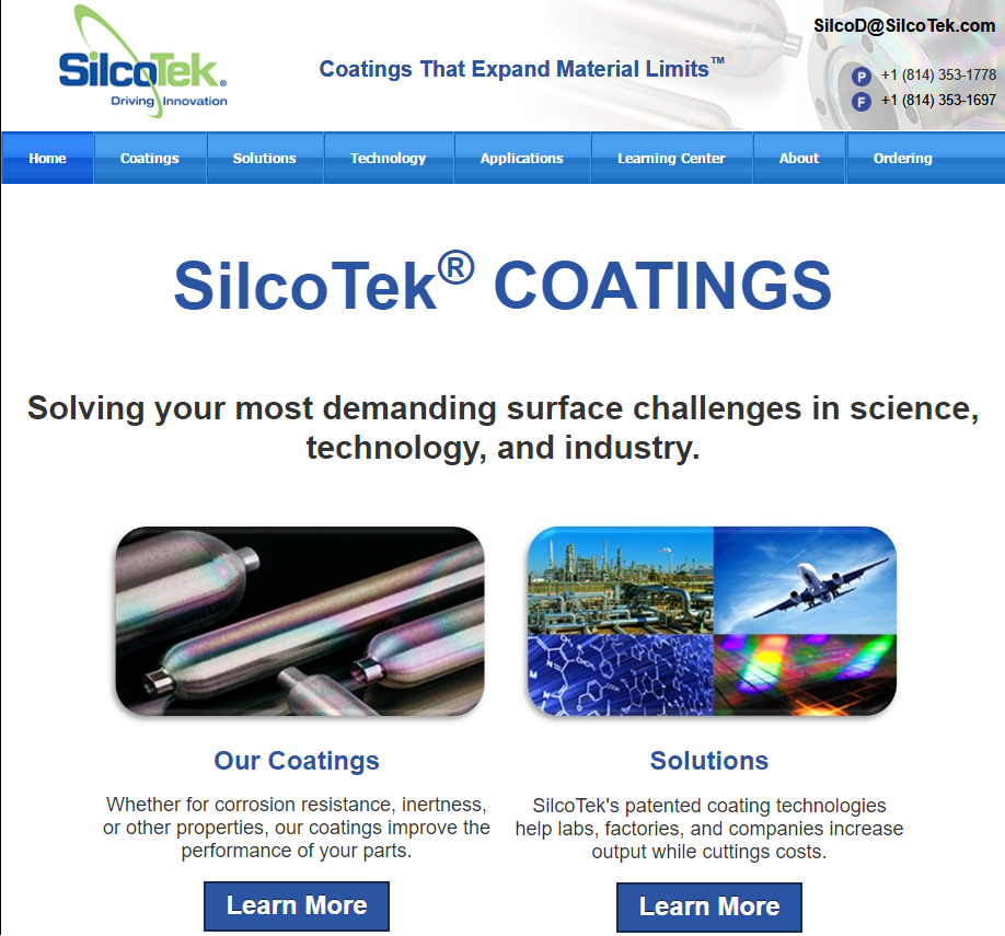Improved SilcoTek Website. Finally A Remodel Wihout Power Tools.